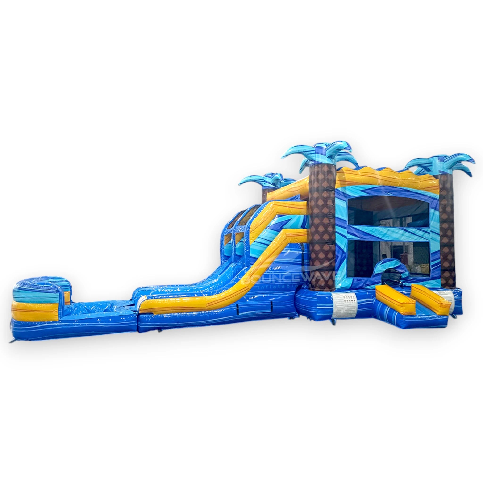 Flashpoint Dual Lane Bounce House with Slide (Wet/Dry)