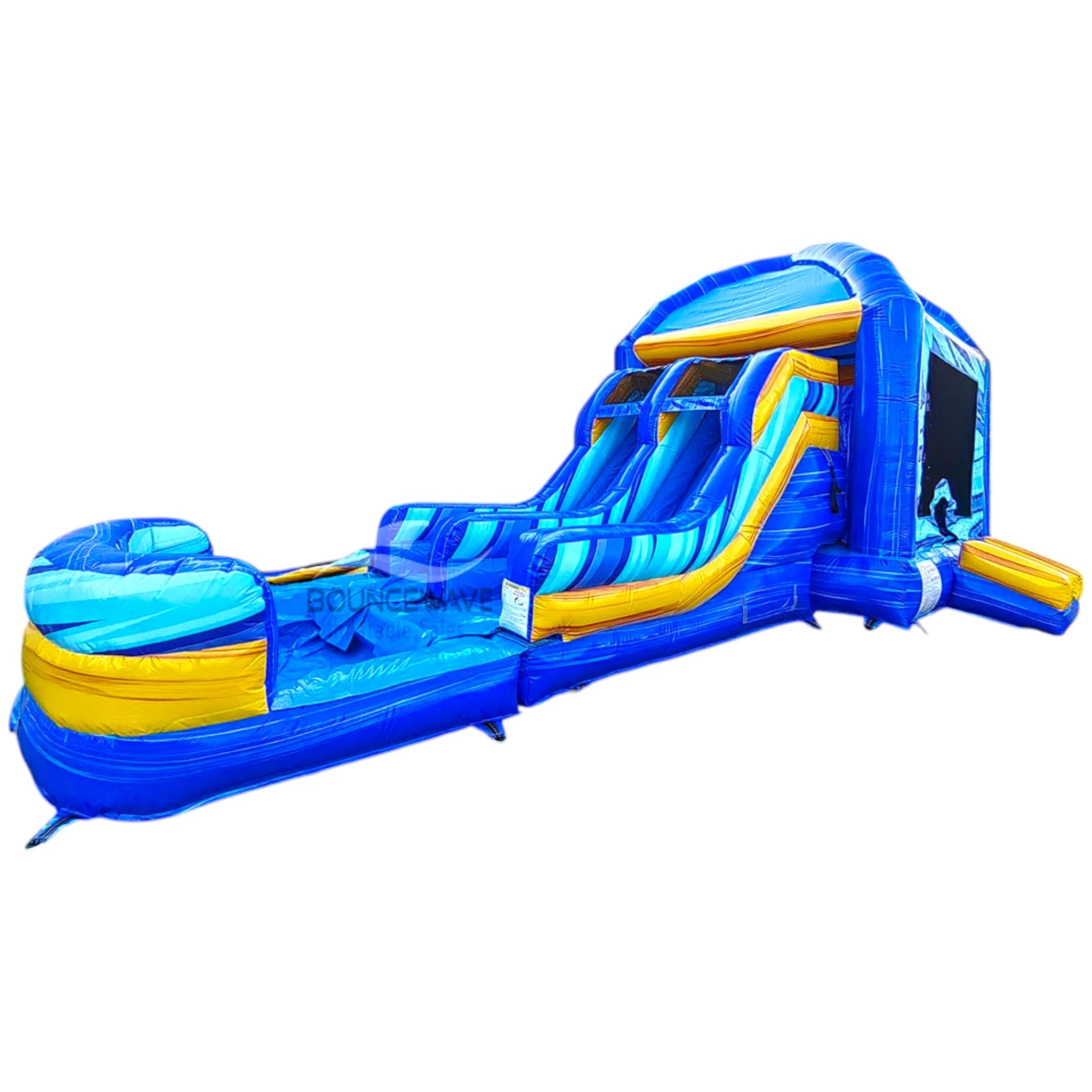 Flashpoint Mega Dome Dual Lane Bounce House with Slide (Wet/Dry)