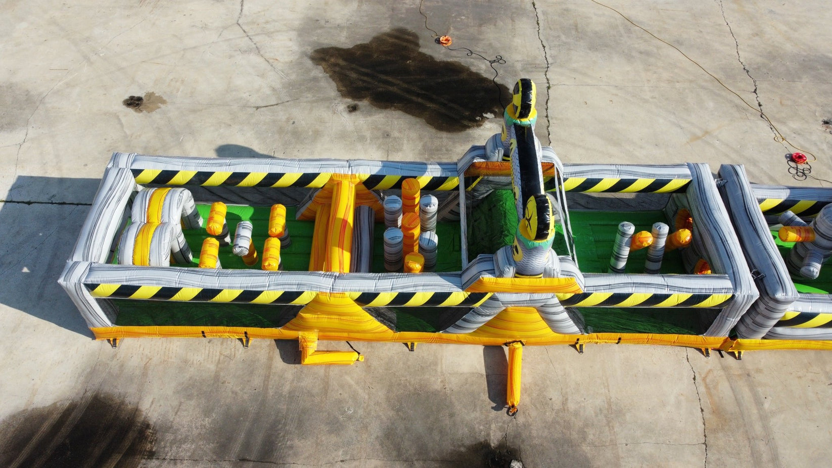 120ft Hazardous Run 3-Piece Inflatable Obstacle Course