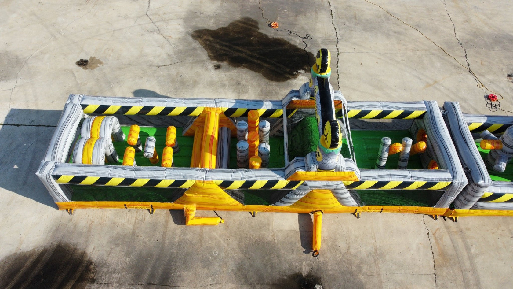 120ft Hazardous Run 3-Piece Inflatable Obstacle Course