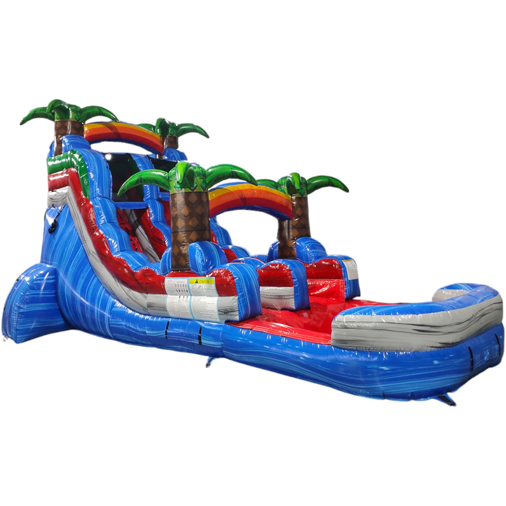 15ft Baja Splash Commercial Single Lane Inflatable Water Slide ...
