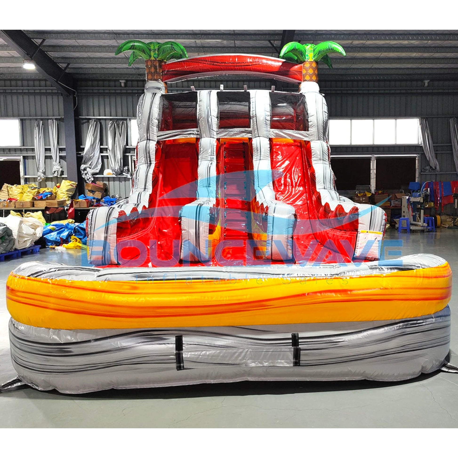 15ft Fire Island Center Climb Water Slide For Sale – BounceWave ...
