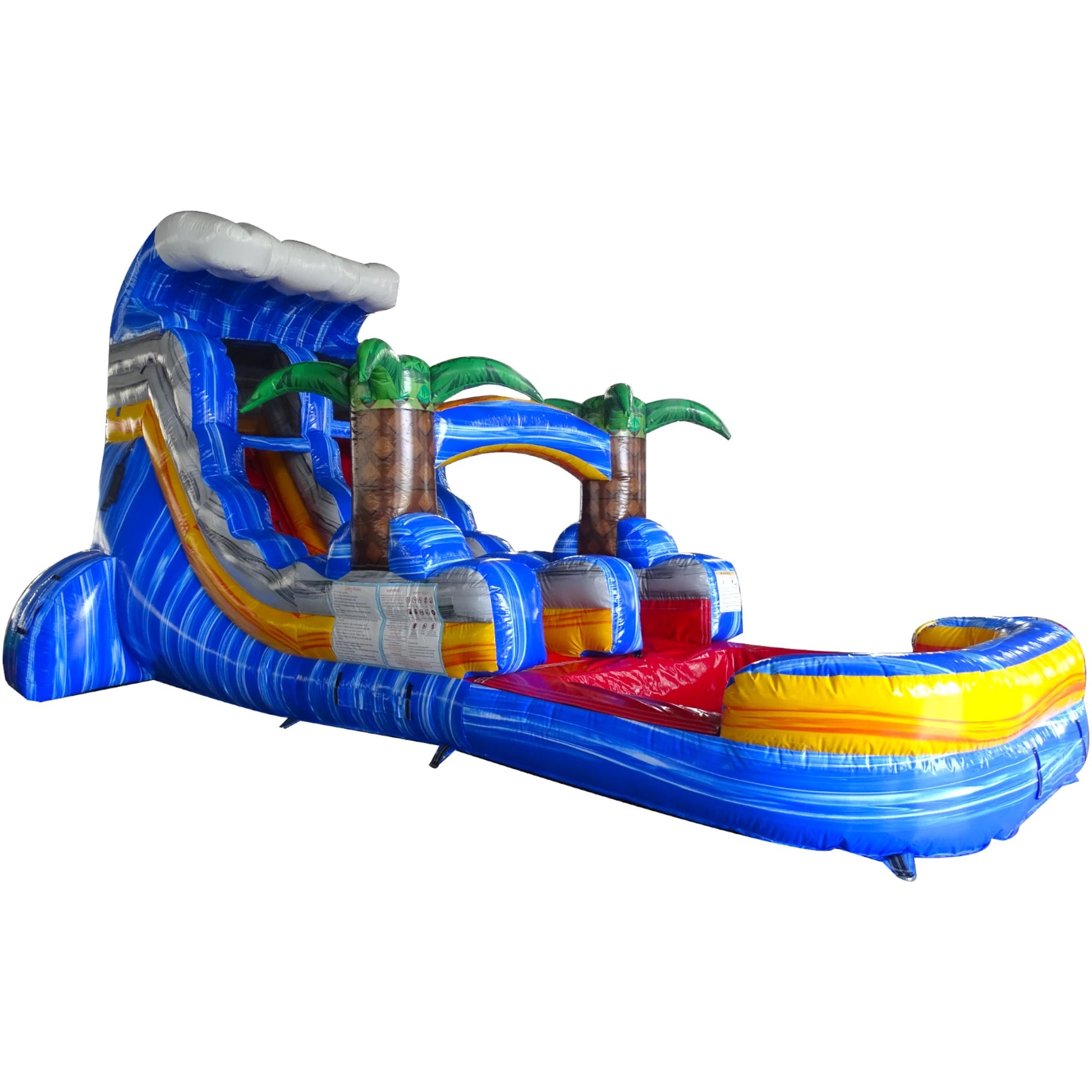 15ft Rip Curl Commercial Single Lane Inflatable Water Slide ...