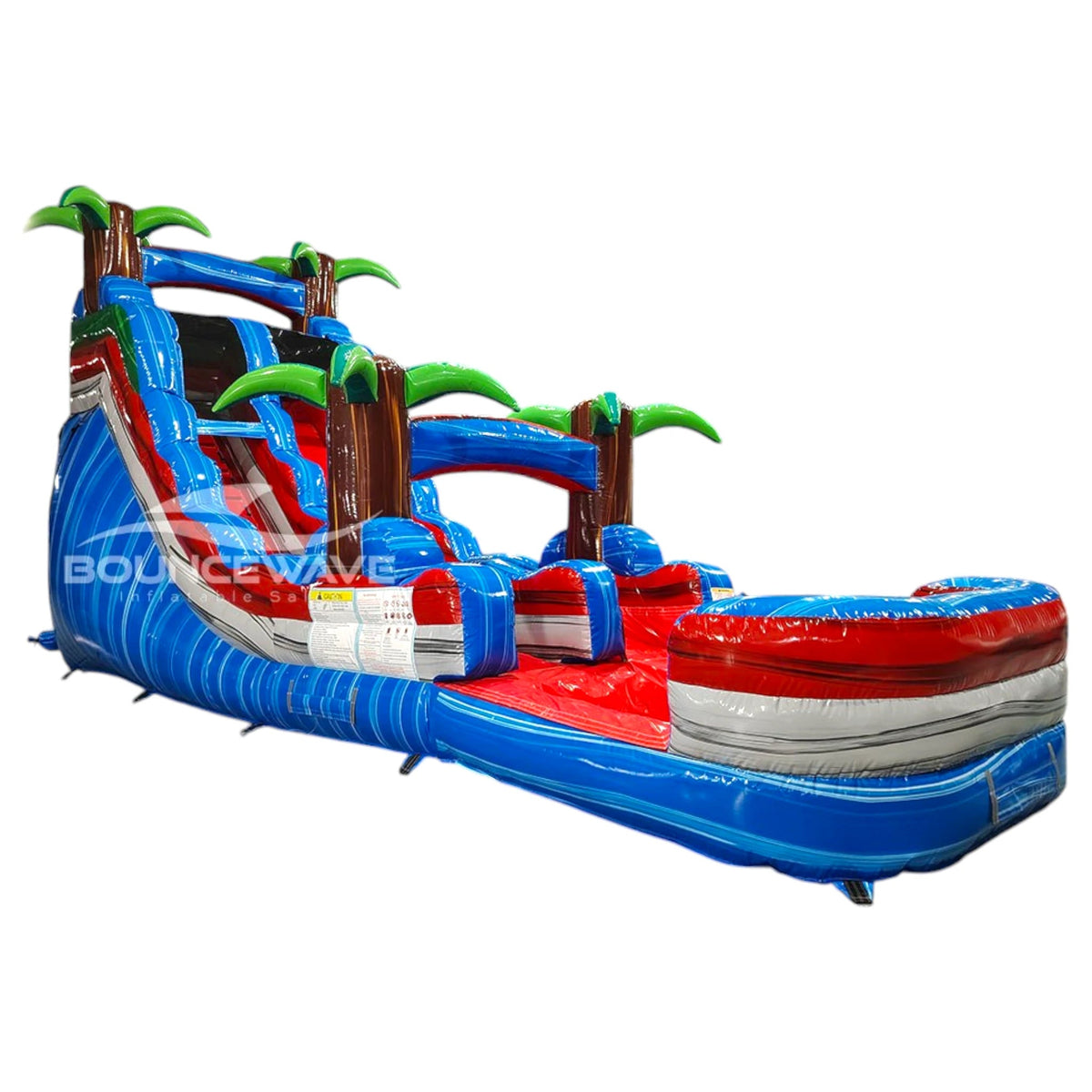 17ft Baja Splash Slim Single Lane Water Slide