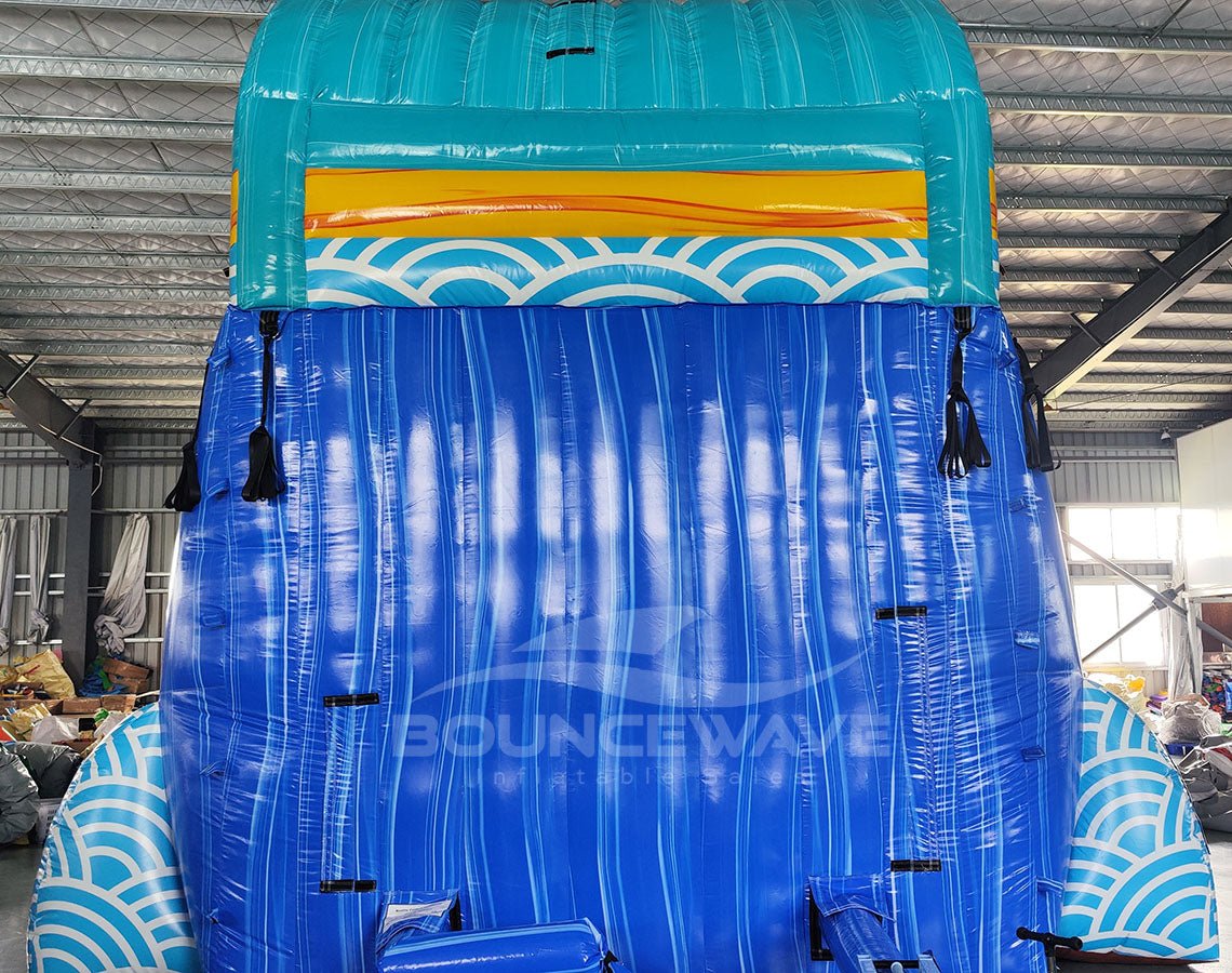 18ft Akua Falls Dual Lane Center Climb Inflatable Water Slide