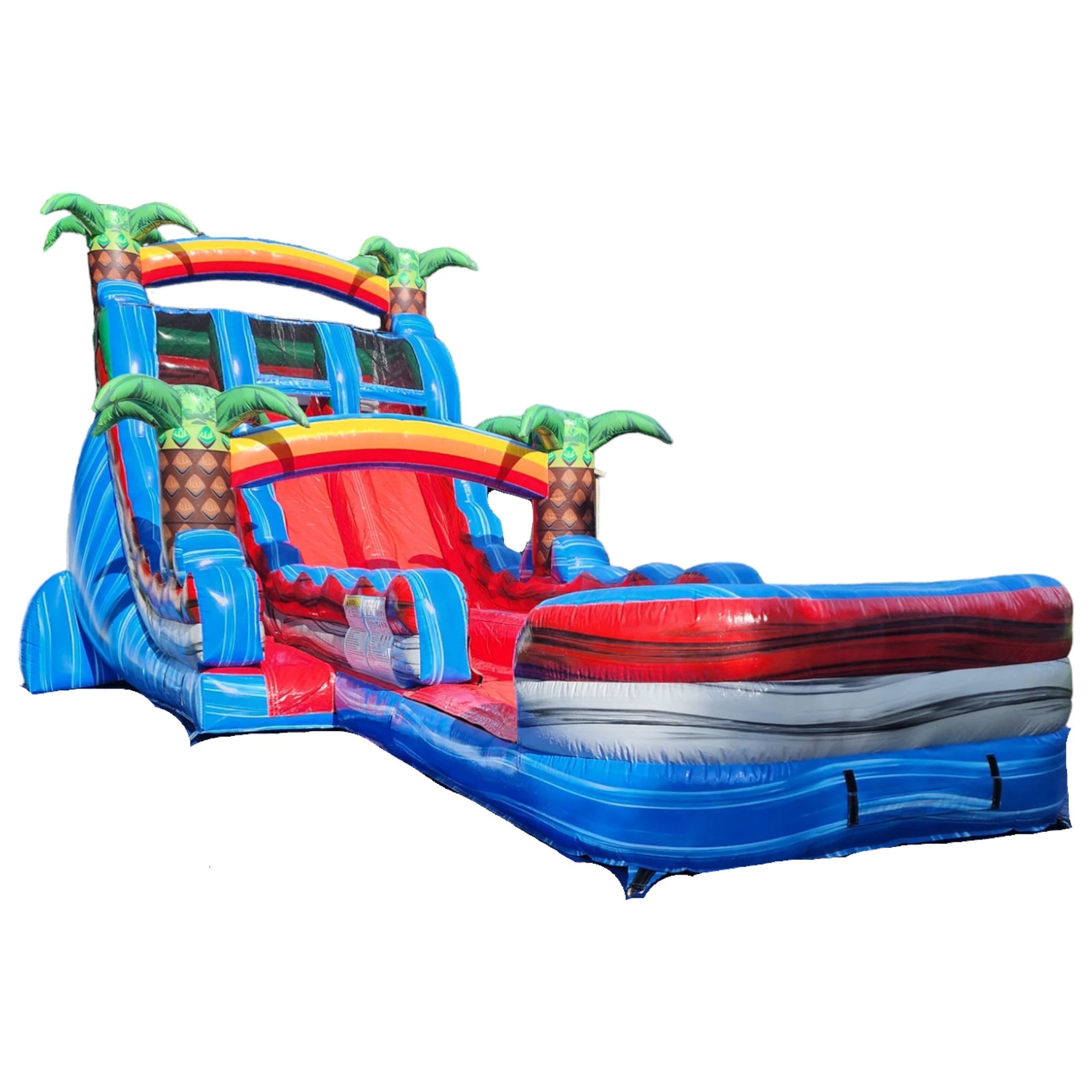 18ft Baja Splash Hybrid Dual Lane Inflatable Water Slide – BounceWave ...