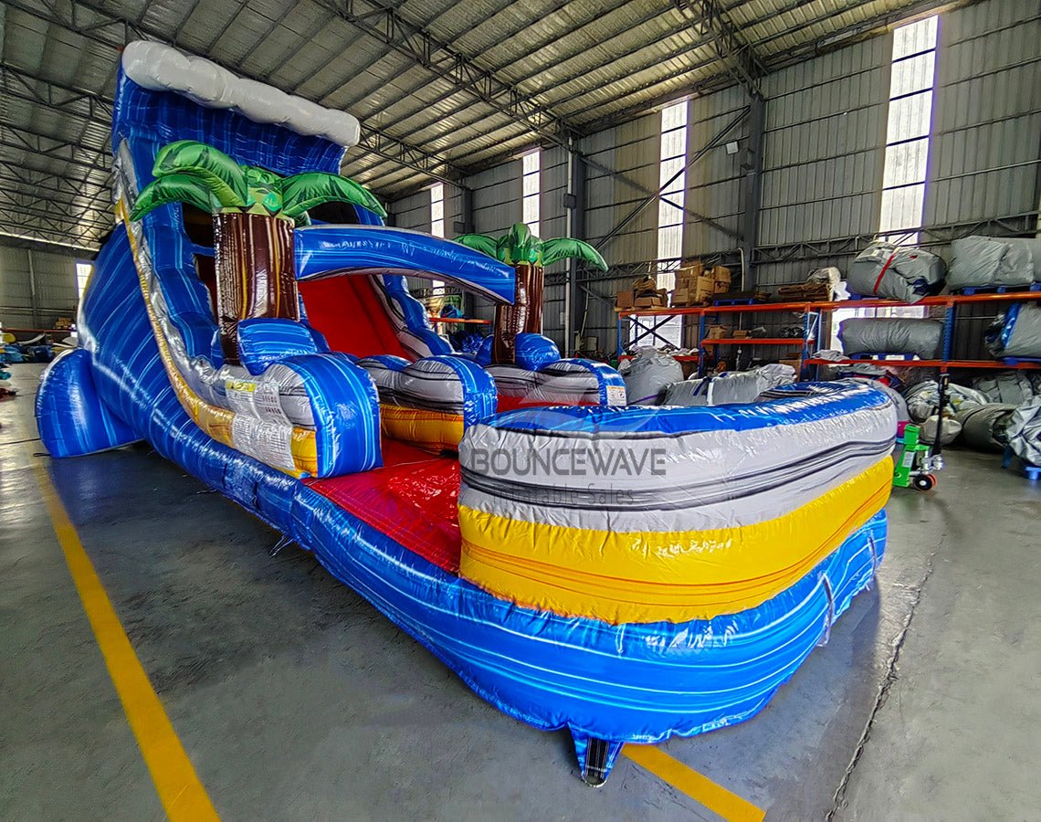 18ft Rip Curl Commercial Single Lane Inflatable Water Slide