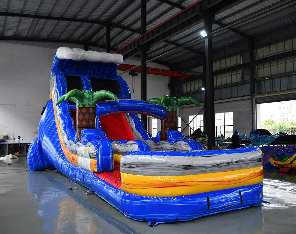 18ft Rip Curl Commercial Single Lane Inflatable Water Slide