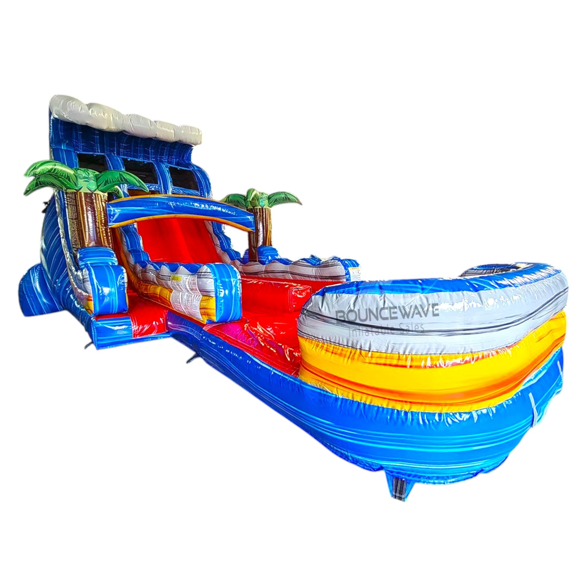 18ft Rip Curl Hybrid Dual Lane Inflatable Water Slide