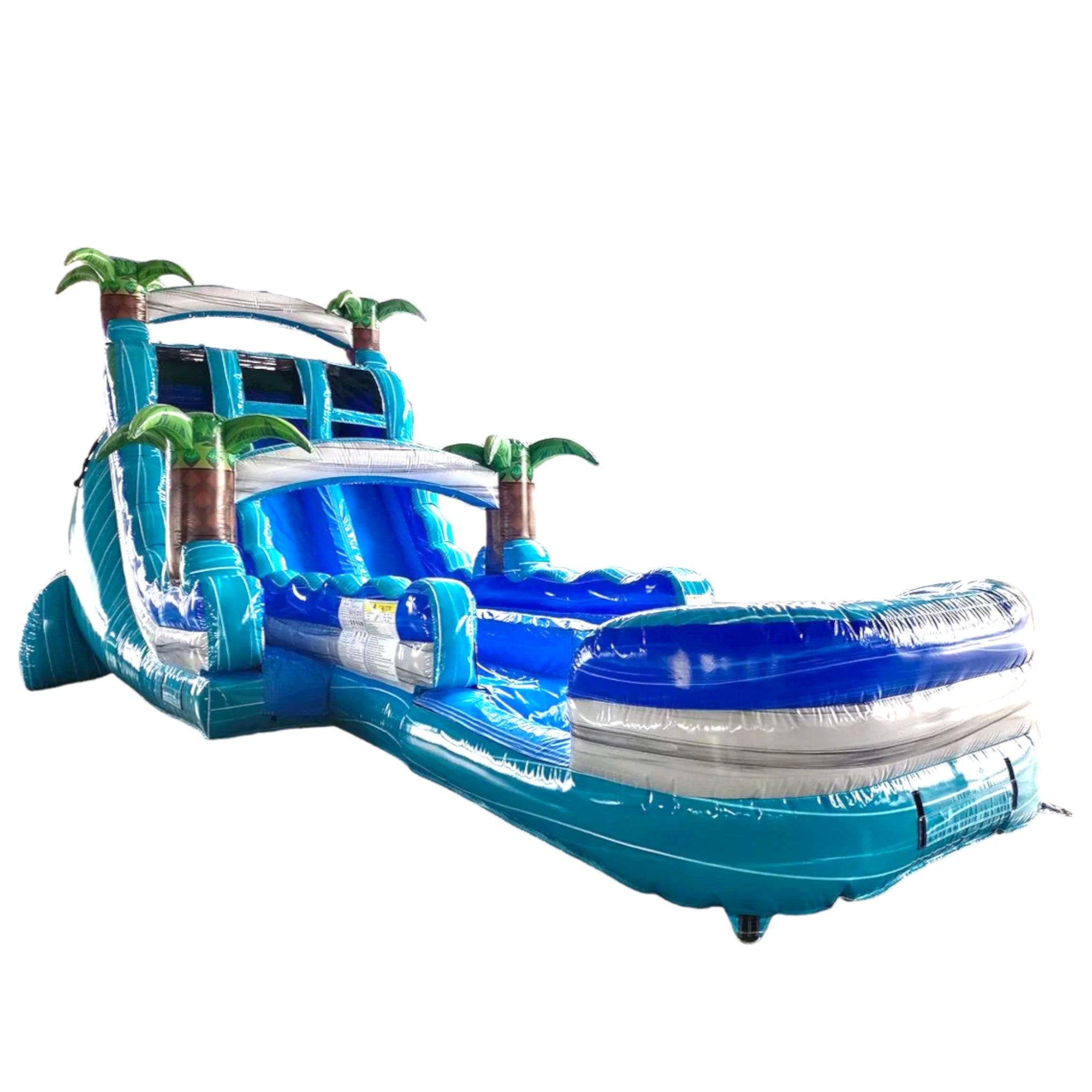 20ft Bahama Blast Hybrid Dual Lane Inflatable Water Slide