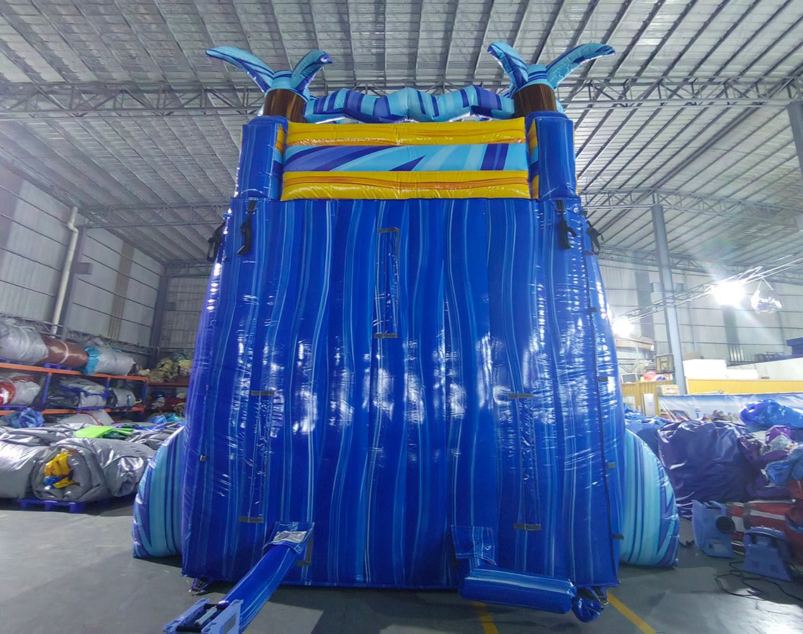 20ft Flashpoint Falls Hybrid Dual Lane Inflatable Water Slide