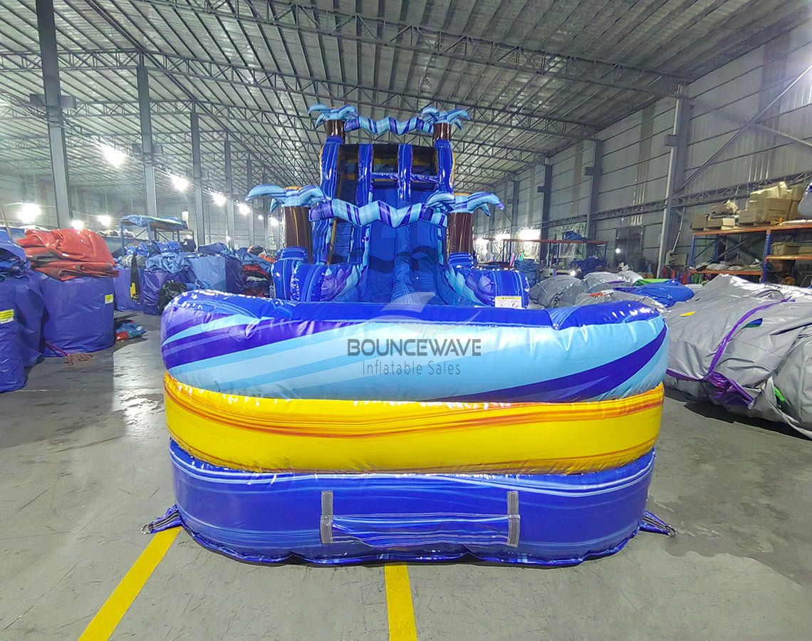 20ft Flashpoint Falls Hybrid Dual Lane Inflatable Water Slide