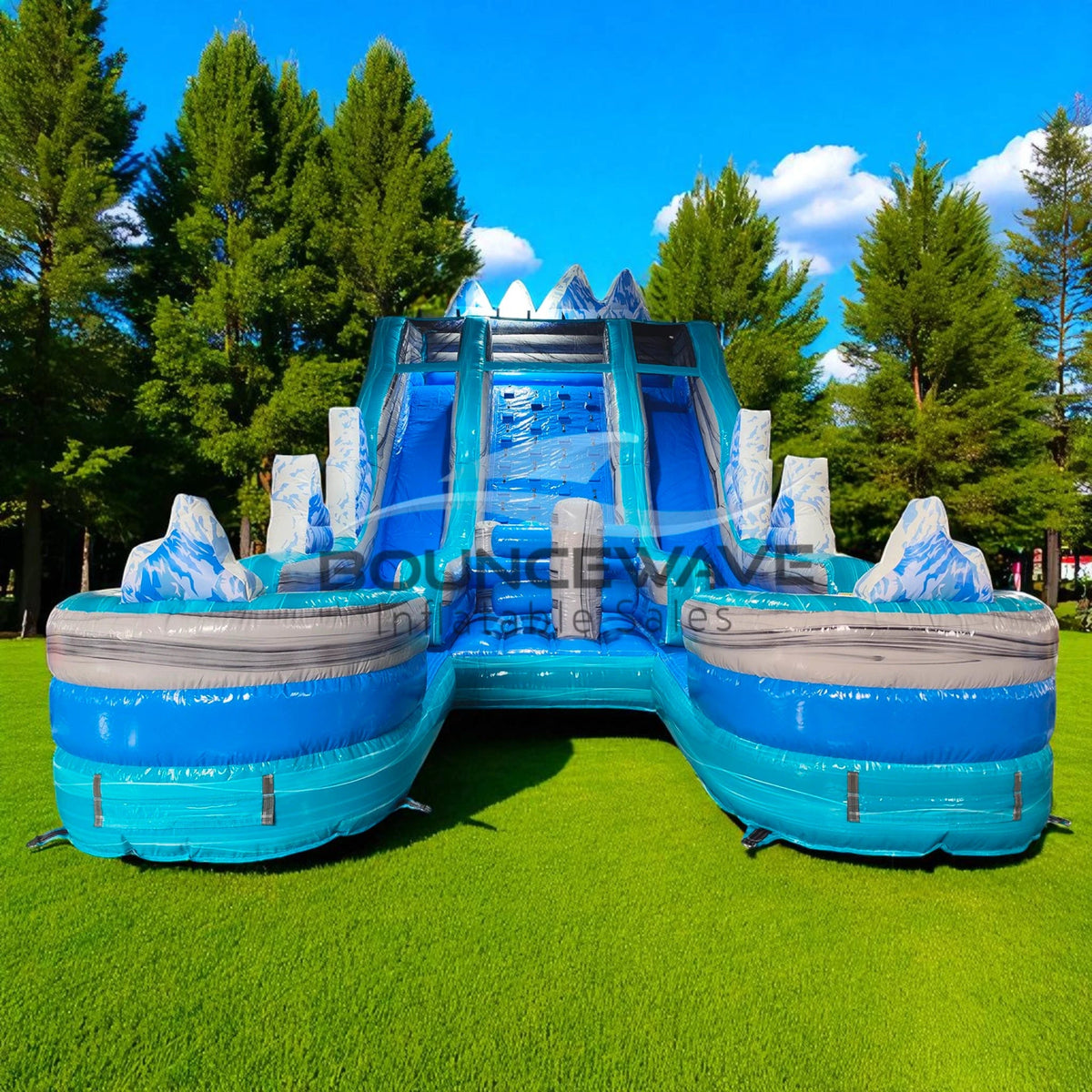 20ft Hydro Summit Challenge Rock Climbing Water Slide | BounceWave