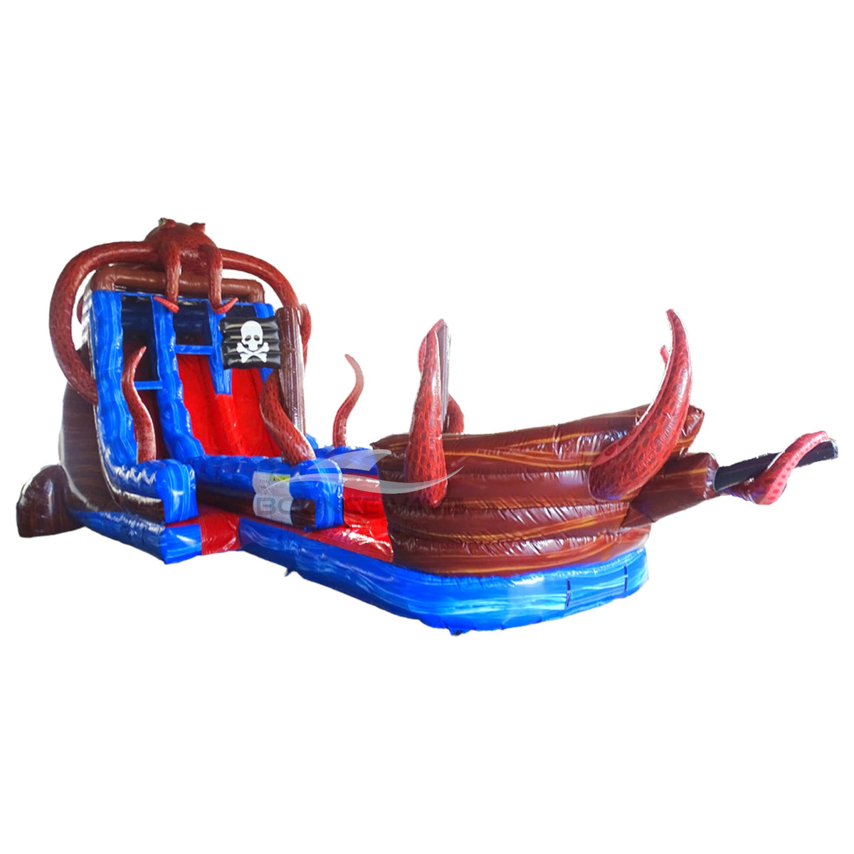 20ft Tentacle Typhoon Dual Lane Water Slide – Hybrid