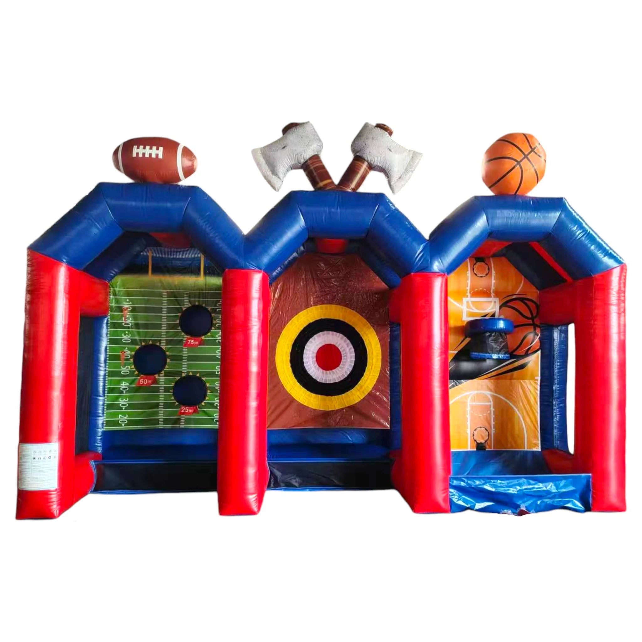 3-in-1 Sports Commercial Interactive Inflatable Game
