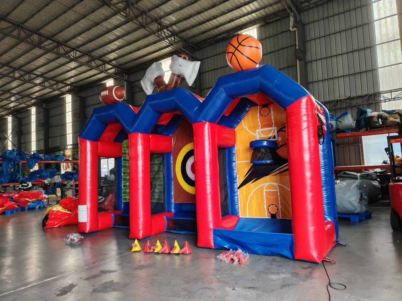 3-in-1 Sports Commercial Interactive Inflatable Game