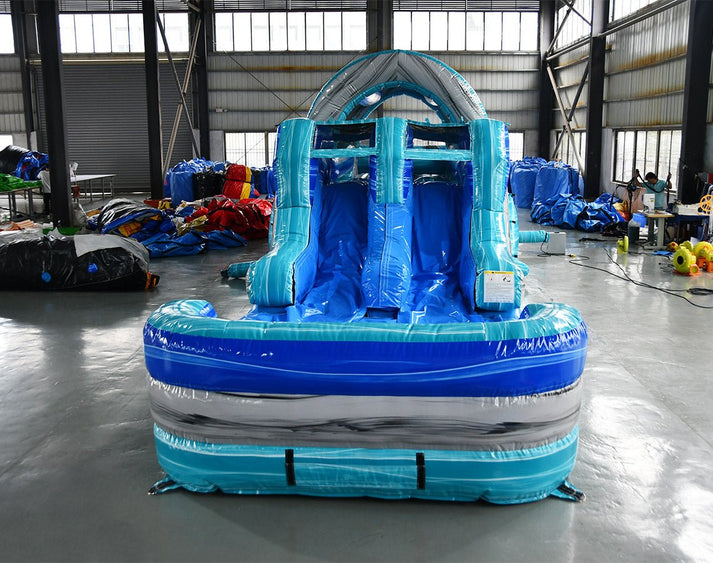 46ft Bahama Blast Hybrid Inflatable Obstacle Course