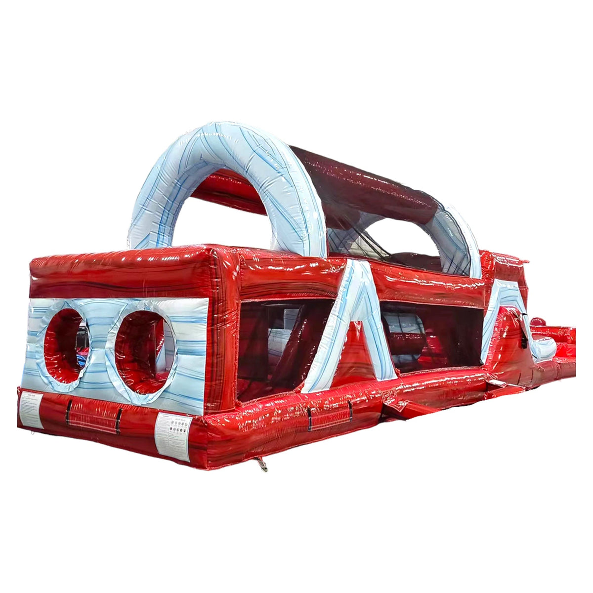 46ft Crimson Bay Commercial Hybrid Inflatable Obstacle Course