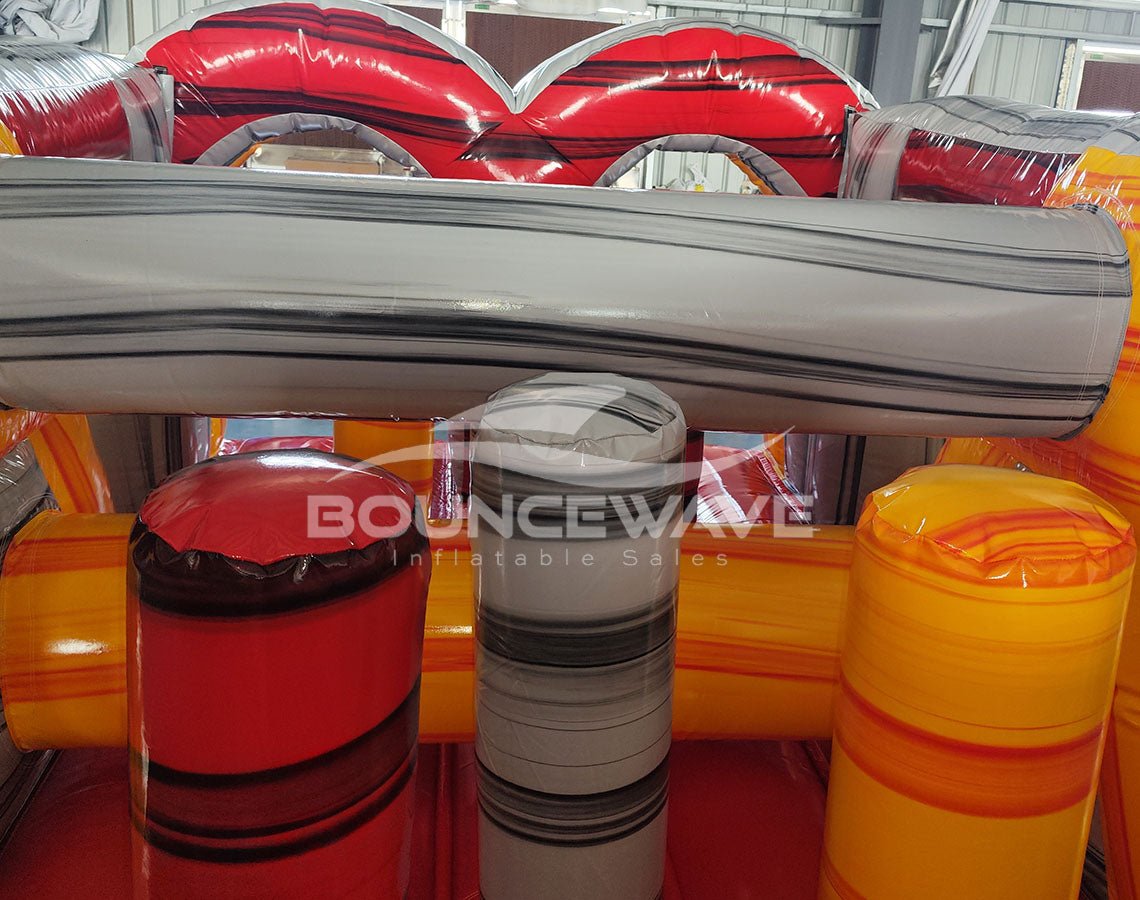 46ft Fire Island Flash Hybrid Inflatable Obstacle Course