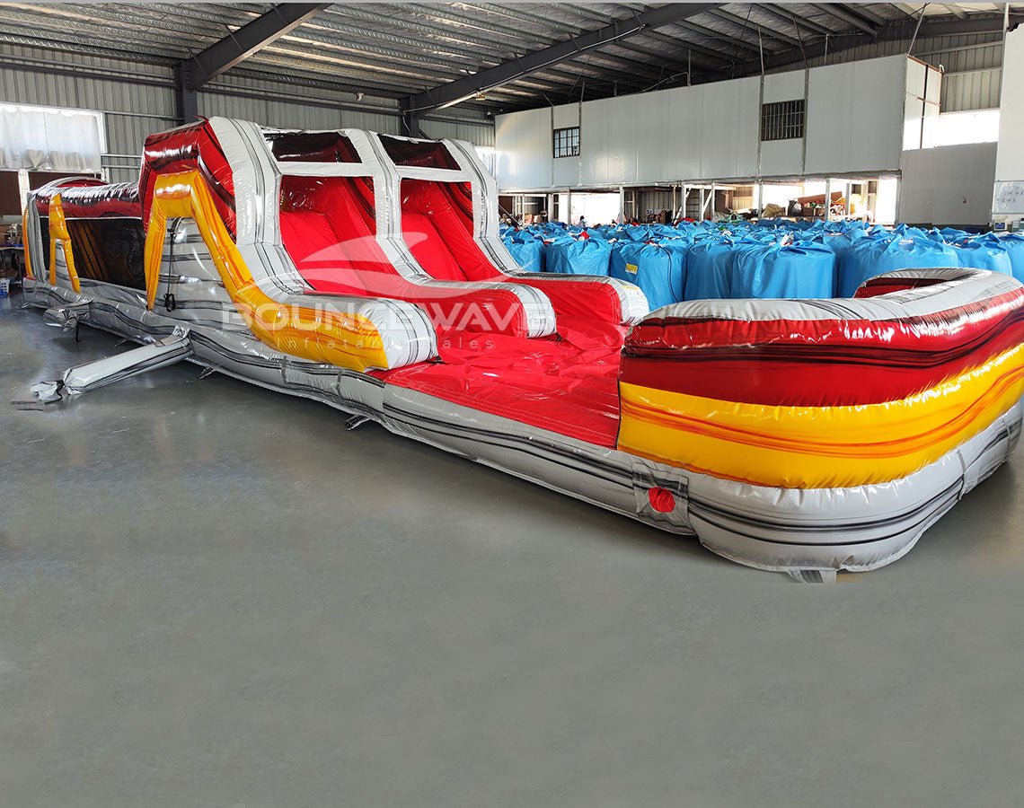 46ft Fire Island Flash Hybrid Inflatable Obstacle Course