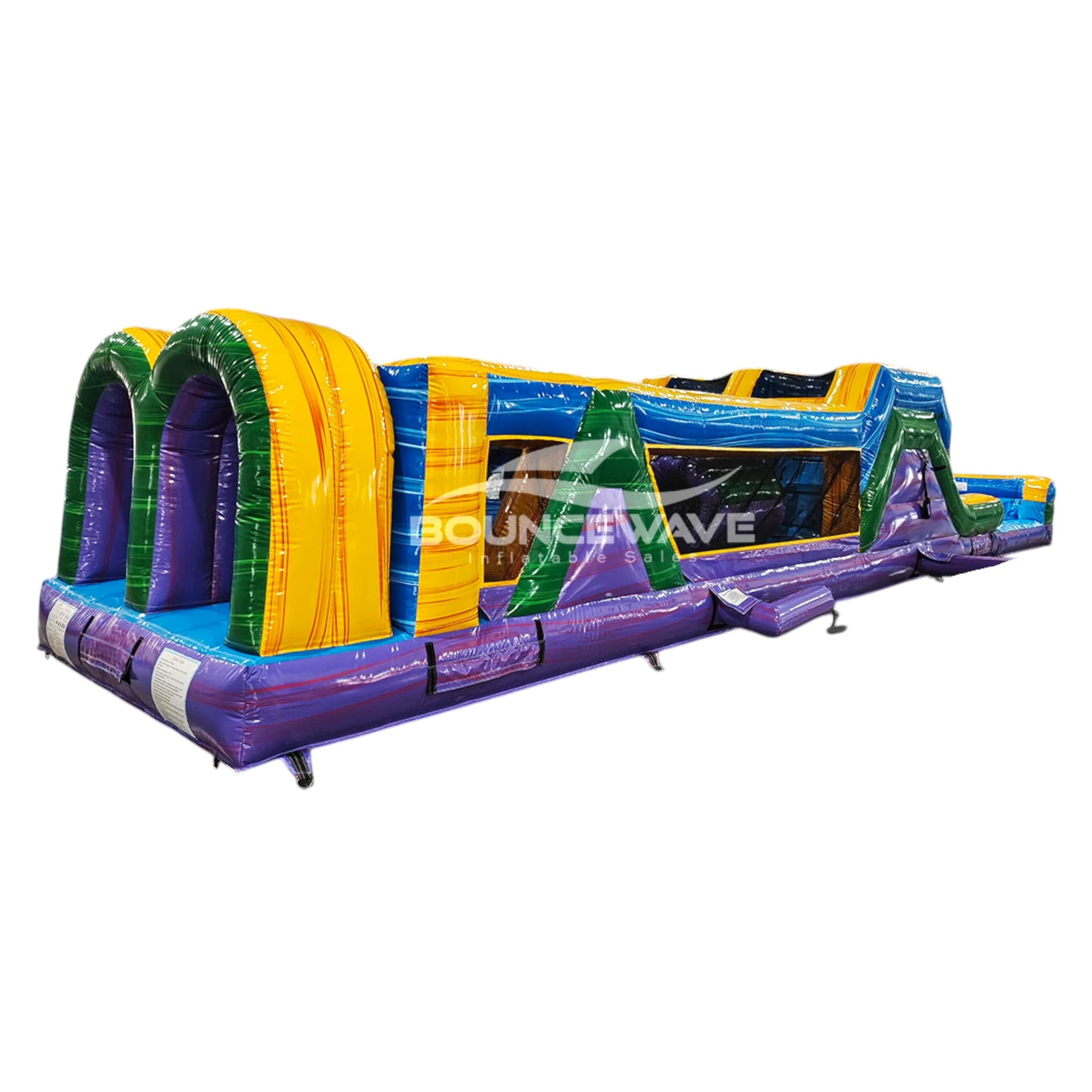 46ft Goombay Flash Hybrid Inflatable Obstacle Course