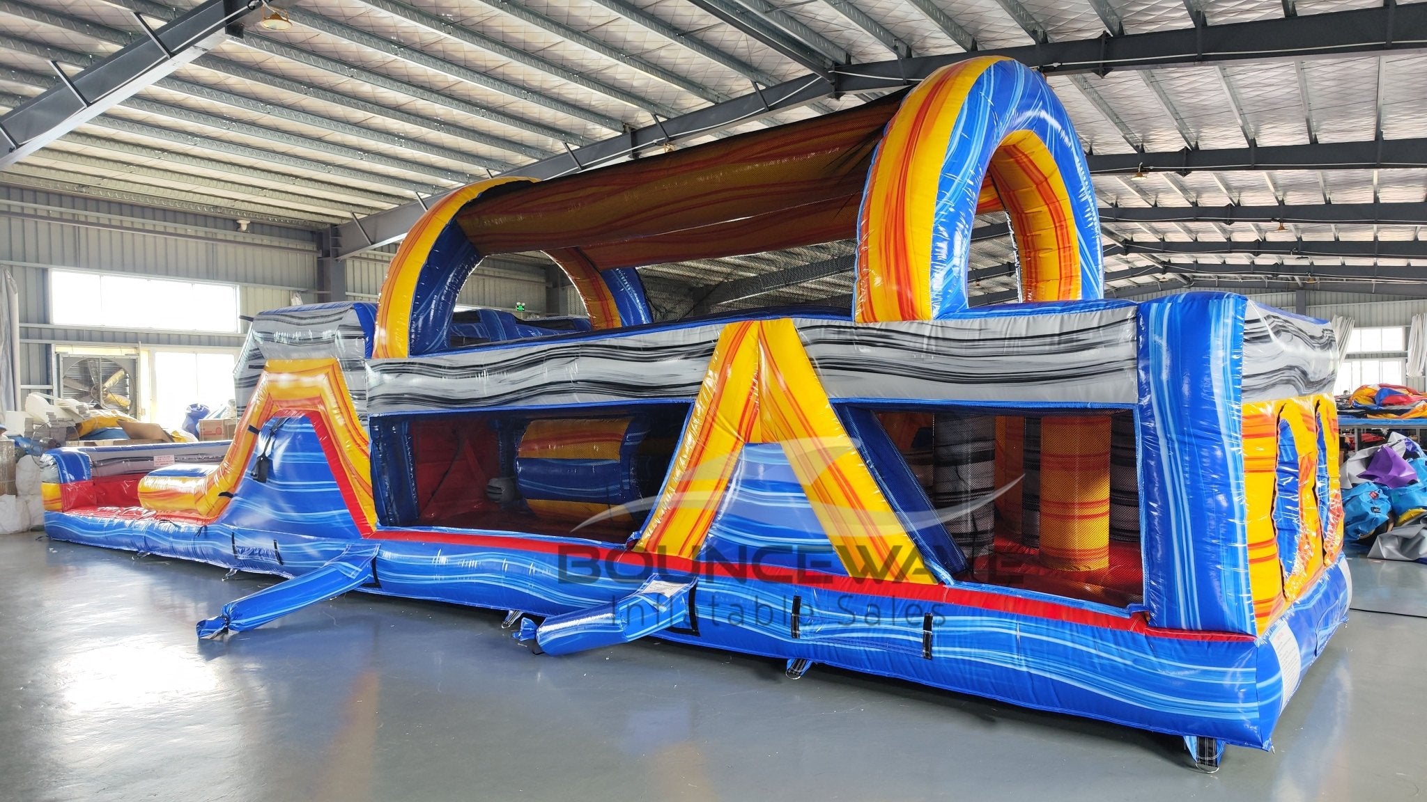 46ft Rip Curl Commercial Hybrid Inflatable Obstacle Course