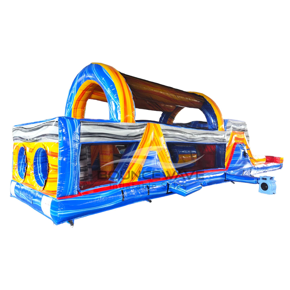 46ft Rip Curl Commercial Hybrid Inflatable Obstacle Course – BounceWave ...