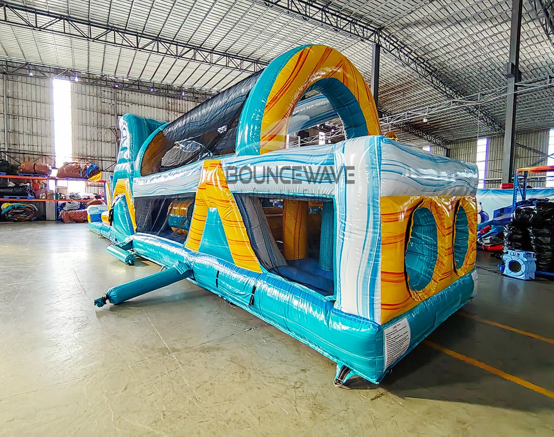 46ft Surf's Up Hybrid Inflatable Obstacle Course