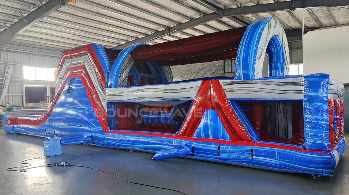 53ft XL Baja Commercial Hybrid Inflatable Obstacle Course
