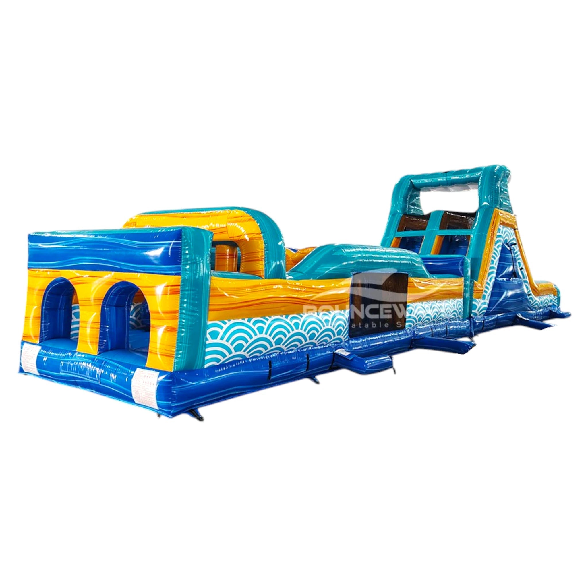 62ft Akua Falls 2-Piece Wet/Dry Inflatable Obstacle Course