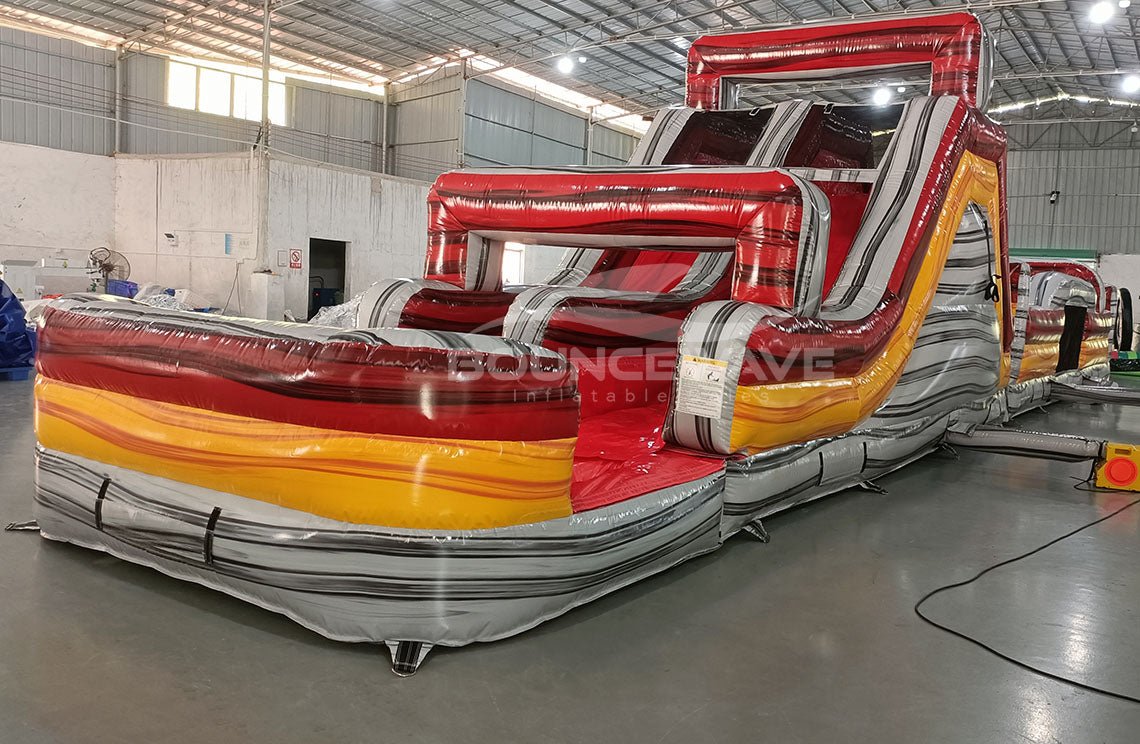 62ft Fire Island 2-Piece Wet/Dry Inflatable Obstacle Course
