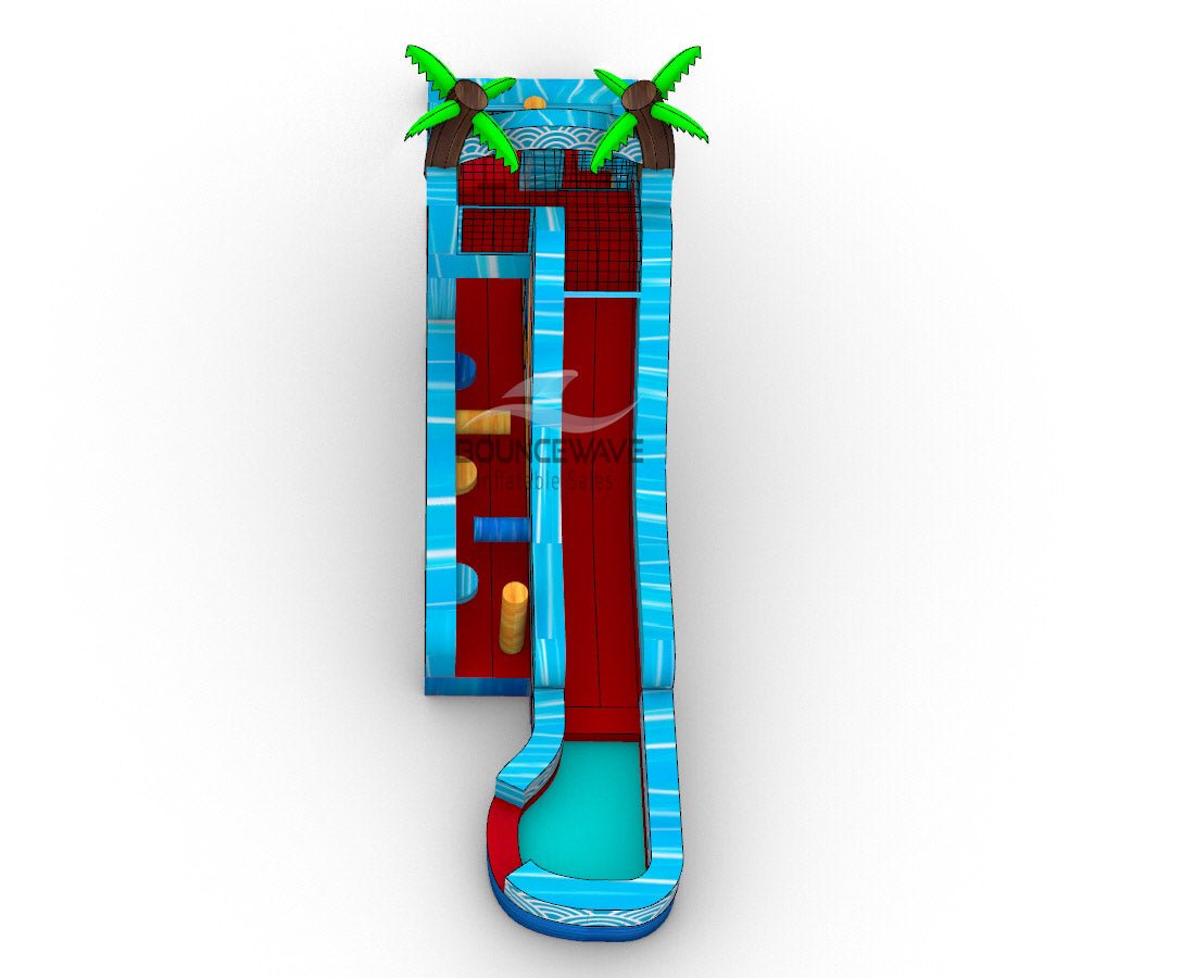 Akua Falls Single Dash Splash Inflatable Wet-Dry Obstacle Course
