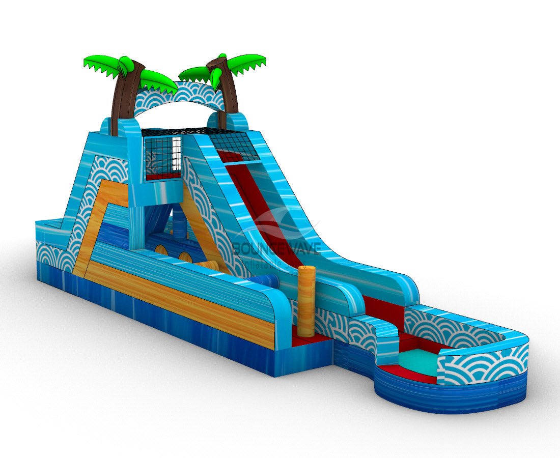 Akua Falls Single Dash Splash Inflatable Wet-Dry Obstacle Course