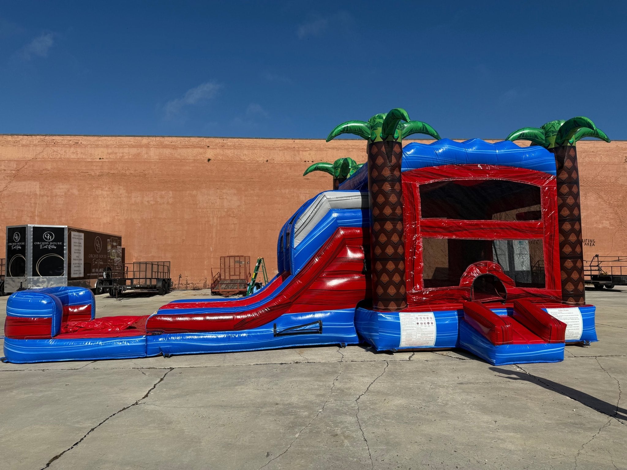 Bounce House with Slide: Commercial-Grade Inflatable Combo