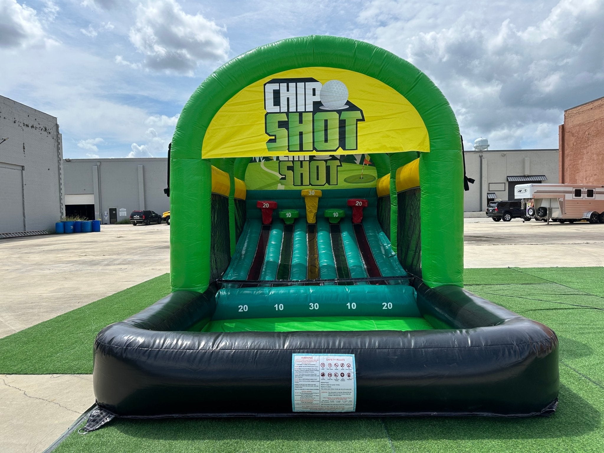 Chip Shot Commercial Interactive Inflatable Sports Game