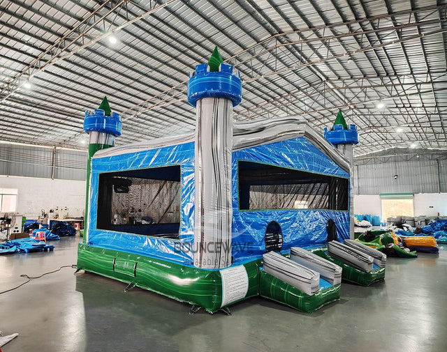 Euro Green Gush Castle XL Bounce House