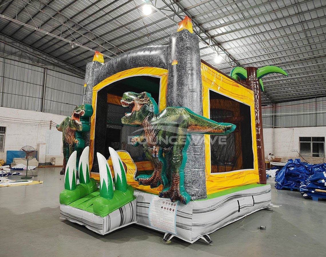 Lava Raptor Dinosaur Bounce House