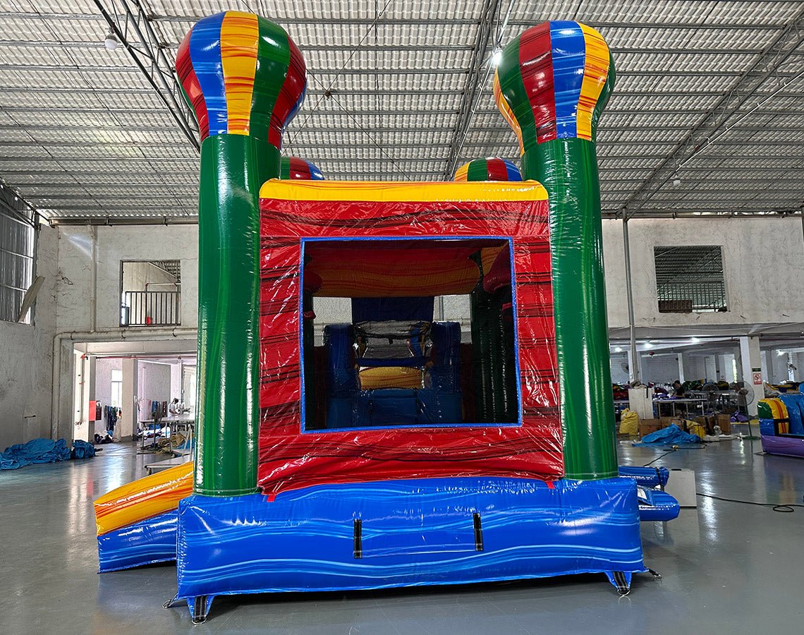 Marble Balloon Econo Bounce House with Slide (Wet/Dry)