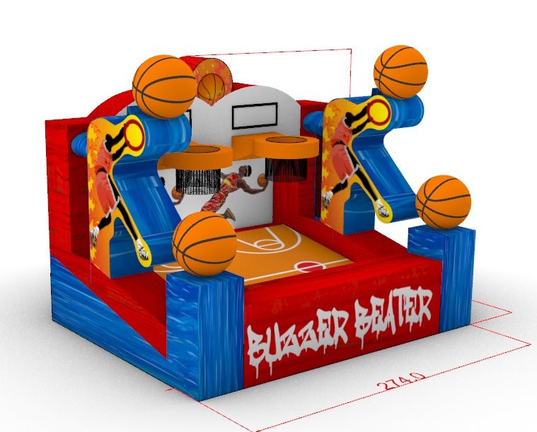Mini Buzzer Beater Basketball Commercial Inflatable Game