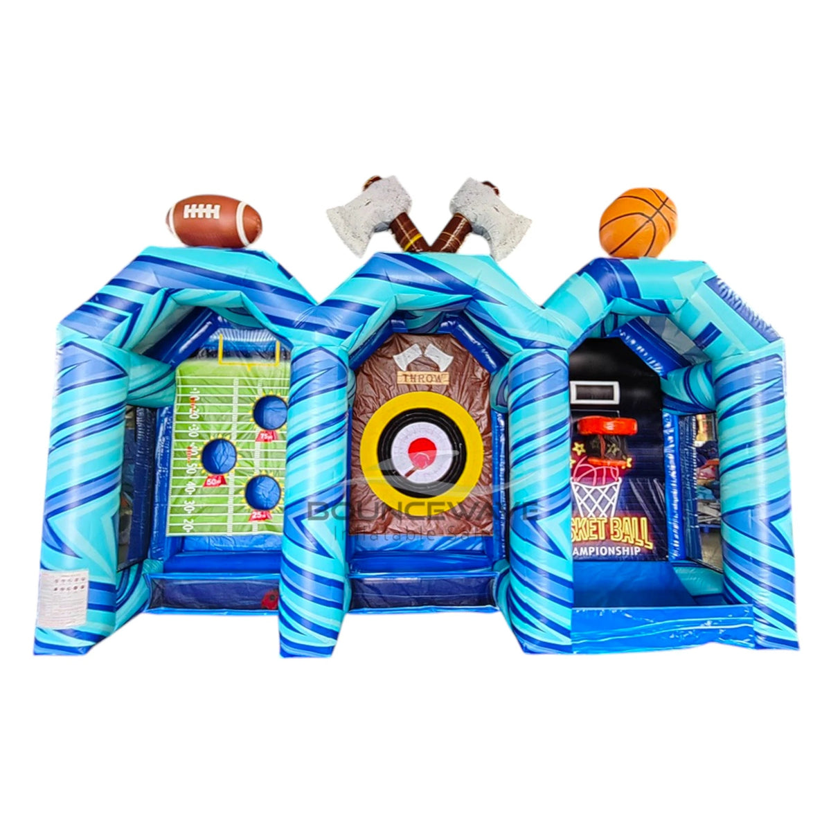 Powerline 3-in-1 Commercial Interactive Inflatable Sports Game ...