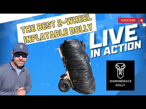 4-Wheel Heavy Duty Hand Truck Dolly with Winch – BounceWave Inflatable ...