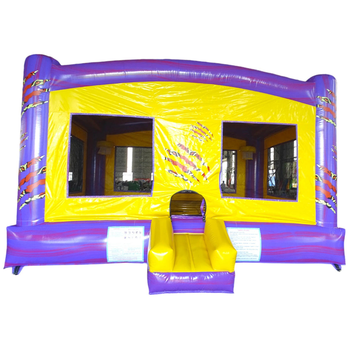 Purple & Gold Tiger XL Bounce House